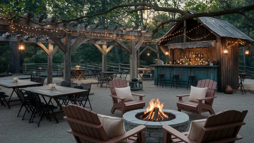 What Are Rustic Outdoor Entertainment Zone Ideas? – Best Playground Sets