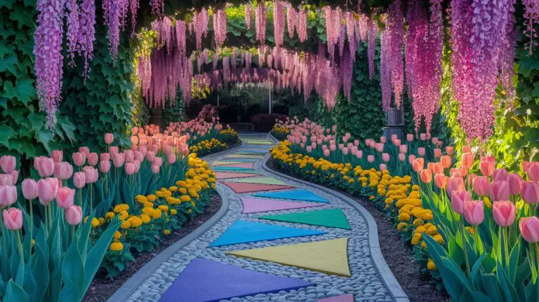 5 Best Colorful Garden Path Ideas With Flowers – Best Playground Sets